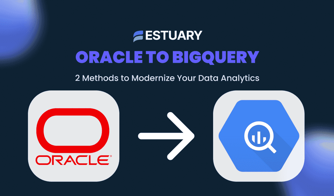 How to Migrate Data from Oracle to BigQuery: Automated vs. Manual | Estuary