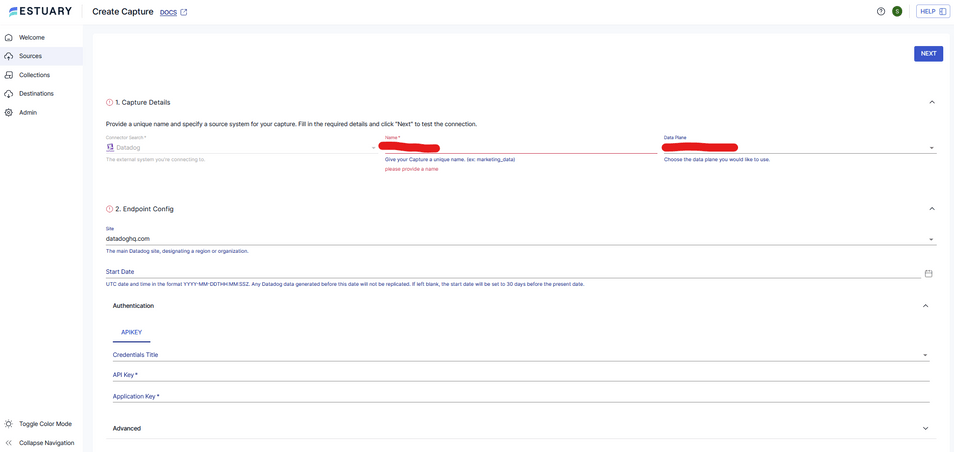 Datadog to PostgreSQL Pipeline: Step-by-Step Guide Using Estuary Flow