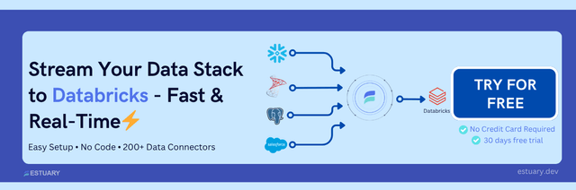 How to Load Data into Databricks in Real Time with Estuary Flow