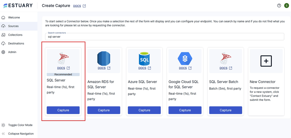 SQL Server to Kafka: Real-Time CDC Pipeline Guide | Estuary