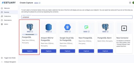PostgreSQL to ClickHouse: Real-Time Streaming with CDC | Estuary