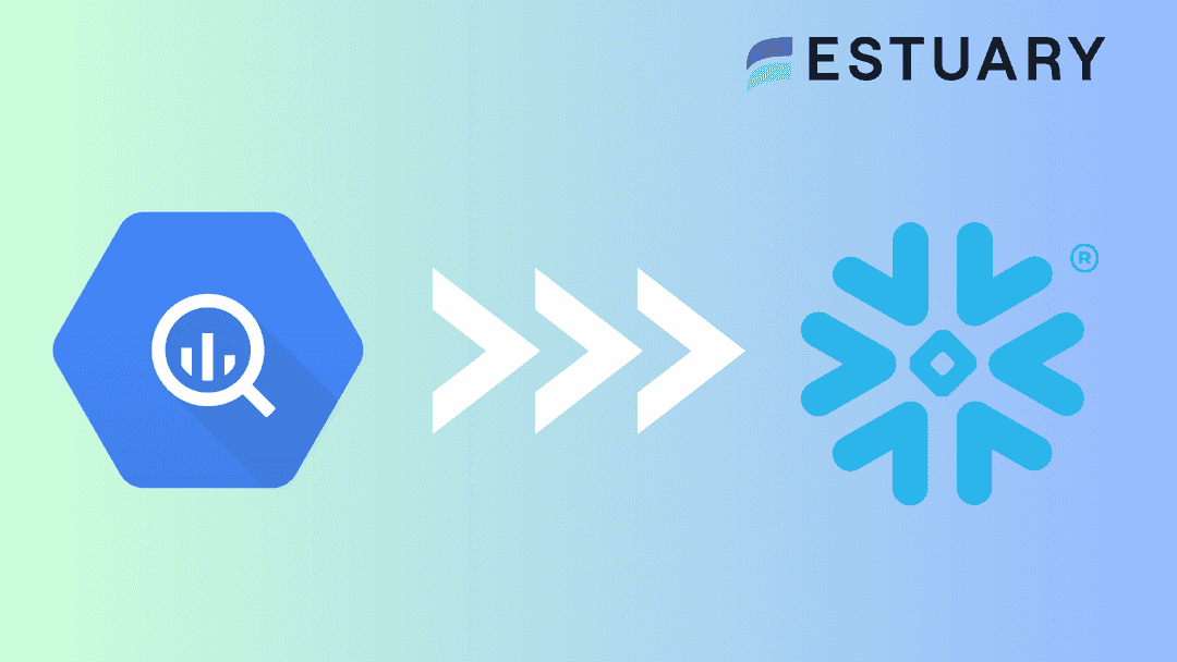 How to Move Data from BigQuery to Snowflake Fast and Easily | Estuary