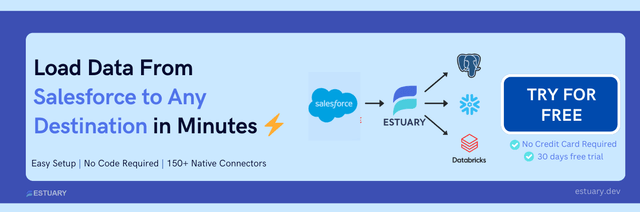 Salesforce to Snowflake: 4 Effective Sync Methods for Integration | Estuary