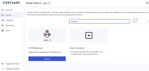 Load Data to Snowflake Using Webhooks | Estuary