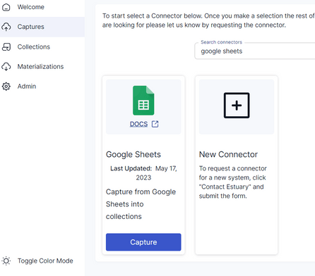 How to Load Data From Google Sheets to BigQuery | Estuary
